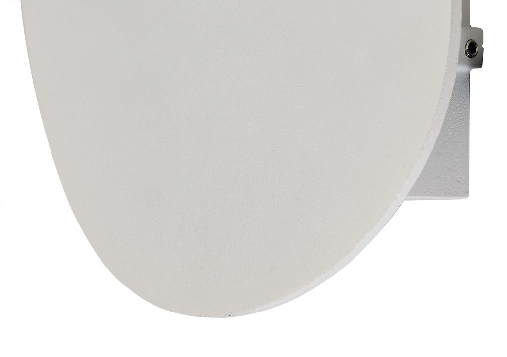 DELPH Wall Lamp, 1 x 6W LED, 3000K, 700lm, IP54, Sand White, 3yrs ...