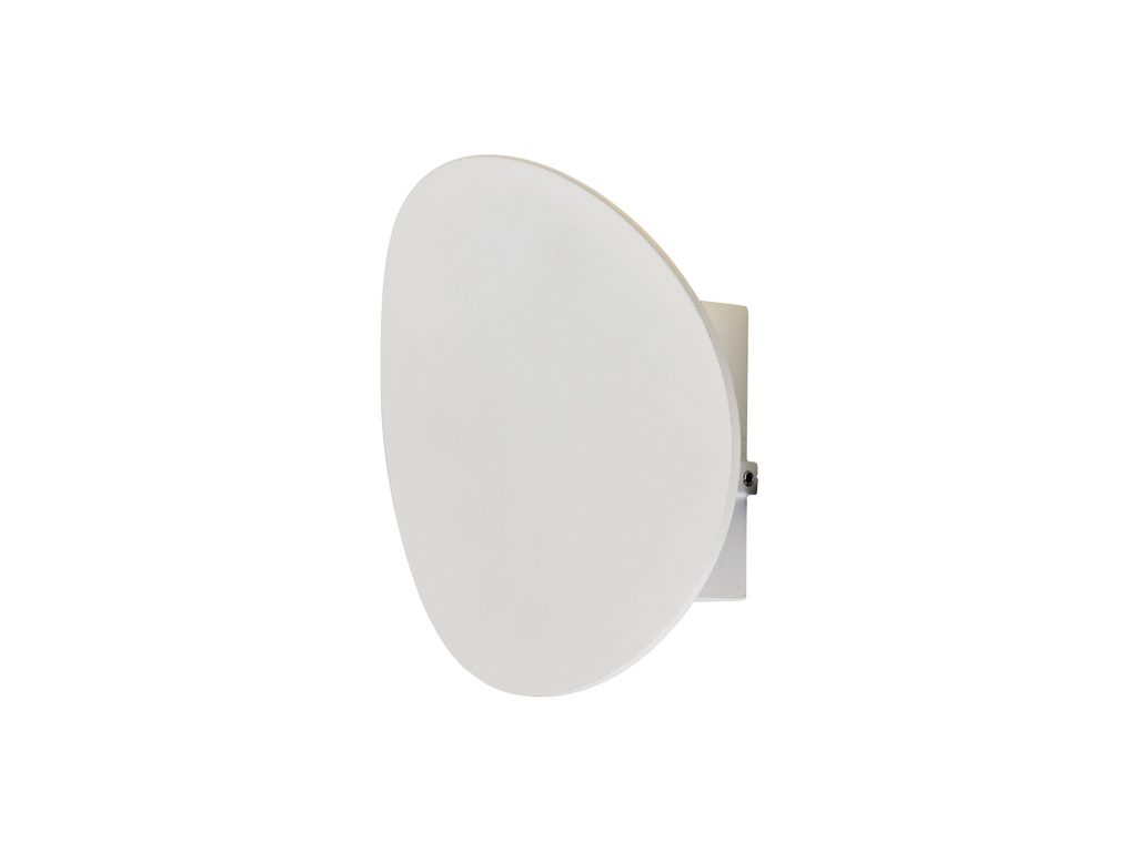 DELPH Wall Lamp, 1 x 6W LED, 3000K, 700lm, IP54, Sand White, 3yrs ...